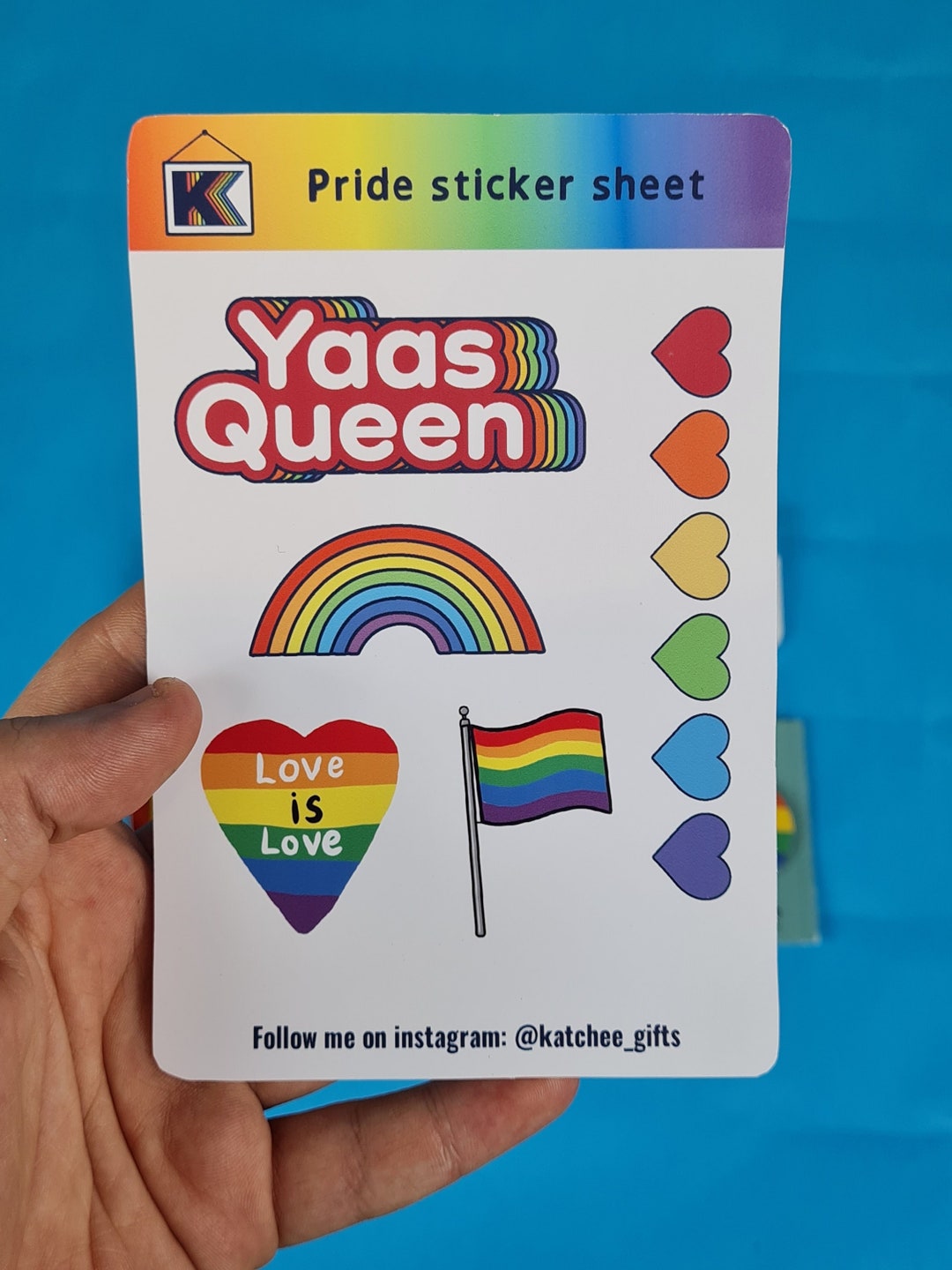 Gay Pride Sticker Sheet, Journal Sticker Sheet, Gay Stickers, LGBTQIA ...
