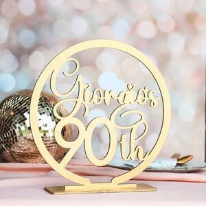 Custom Wooden Event Centerpiece: Personalized Wedding, Birthday, or ...