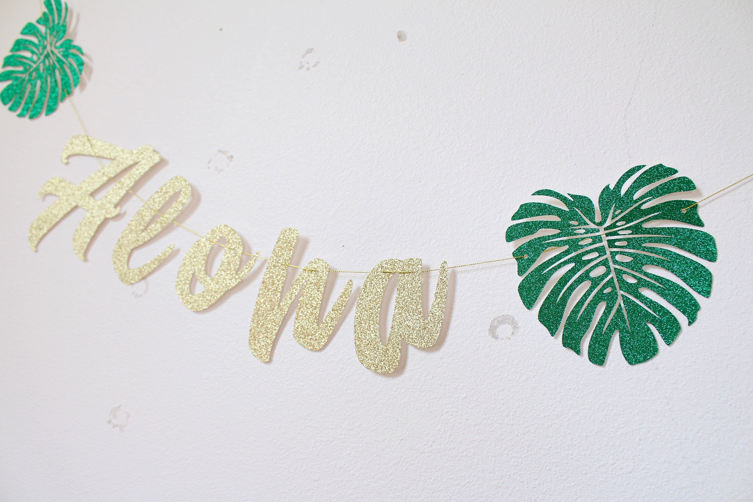 Aloha - Aloha Banner - Luau Party - Aloha Bridal Shower - Tropical ...