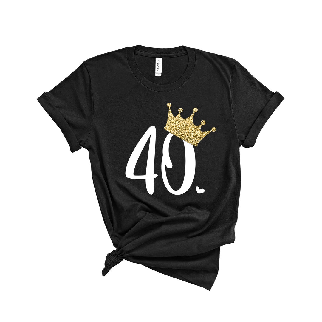 40th Birthday Tshirt 40th Birthday Gift Hello 40 Shirt Etsy 40th-birthday-tshirt-40th-birthday-gift-hello-40-shirt-etsy