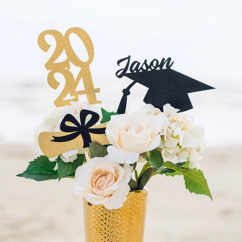 Grad Centerpiece - Etsy