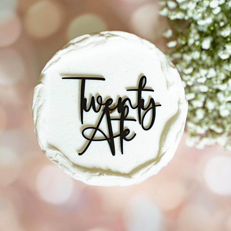 Custom Acrylic 28th Birthday Cake Topper Charm: Milestone Party Decor ...