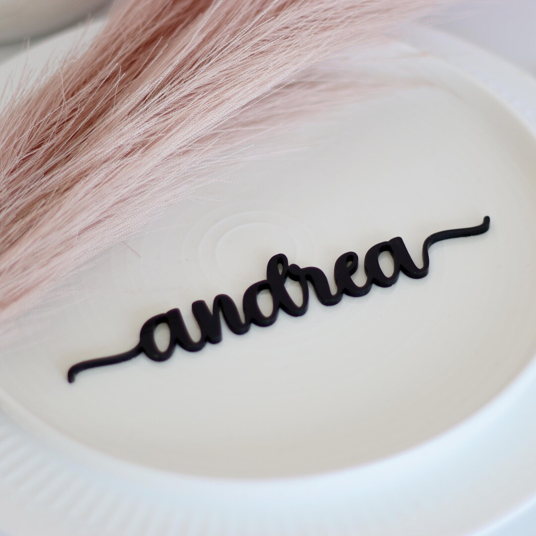 Custom Laser Cut Name Plate for Wedding, Personalized Acrylic Place ...