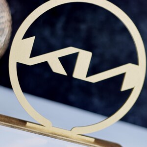 Custom Wooden Logo Centerpiece: Corporate Event Table Sign - Etsy