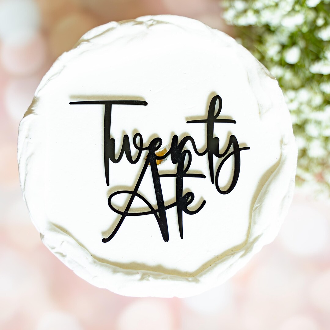 Custom Acrylic 28th Birthday Cake Topper Charm: Milestone Party Decor ...