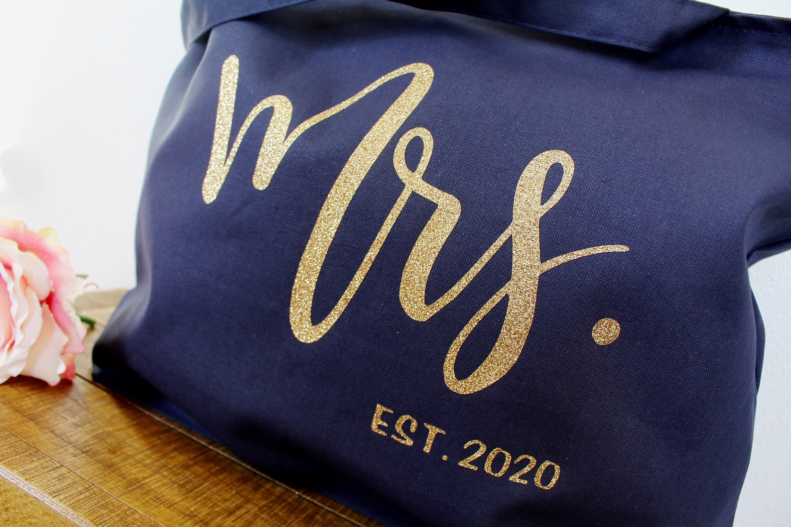 Bride Tote Bag Custom Bride Bag With Zipper Bride Gift - Etsy