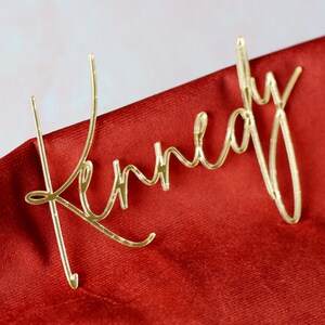 Personalized Acrylic Name Place Cards: Holiday Table Decor - Etsy