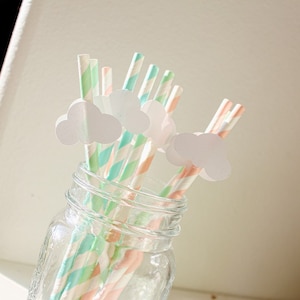 Hot Air Balloon Decorations, Paper Straws, Birthday Party - Etsy