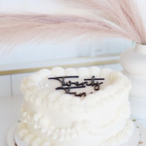 Twenty Fine Cake Topper Charm, Custom Flat Acrylic Cake Topper, 25th ...