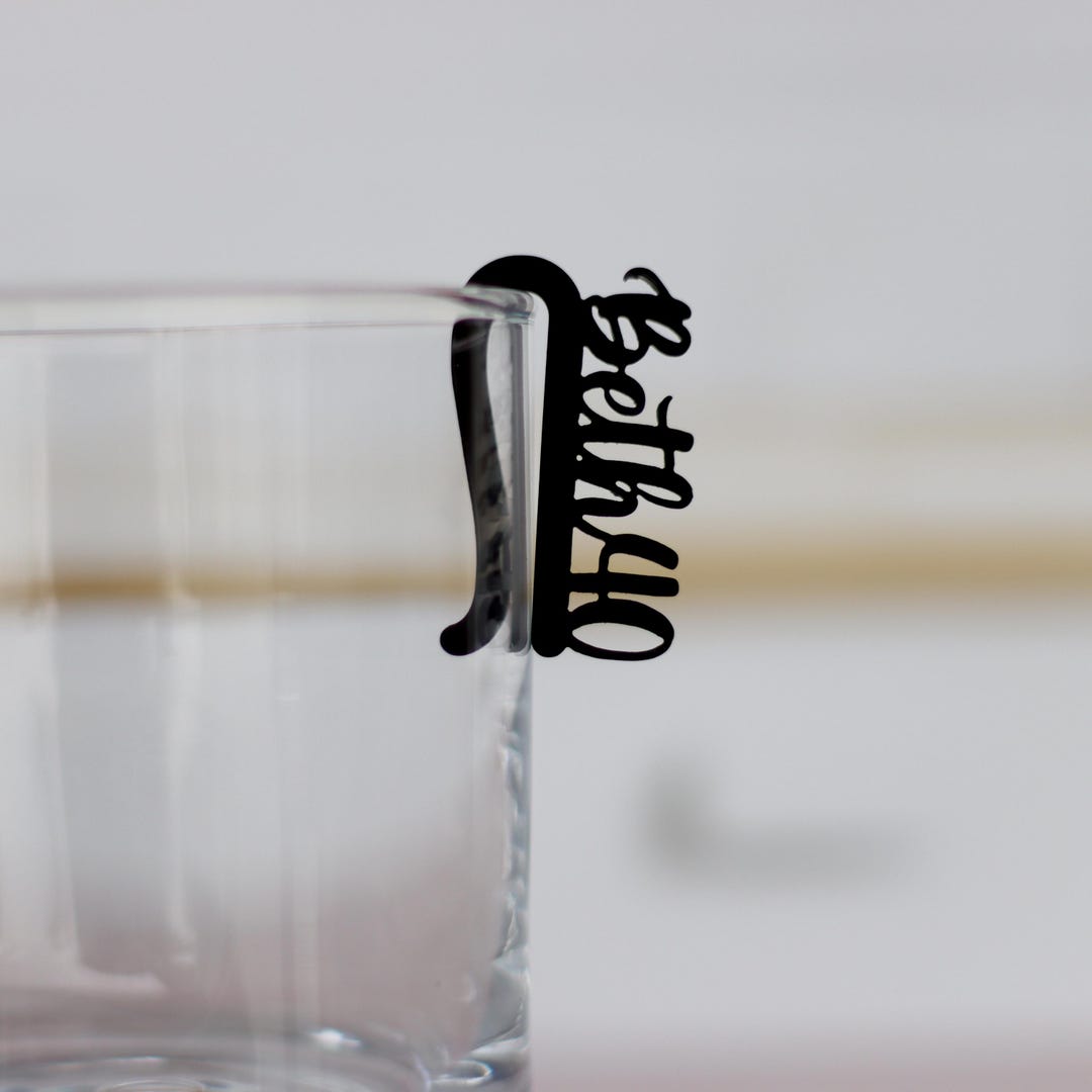 Personalized Drink Tags, Custom Whiskey, Shot, and Wine Glass Markers ...