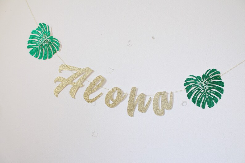 Aloha Aloha Banner Luau Party Aloha Bridal Shower | Etsy