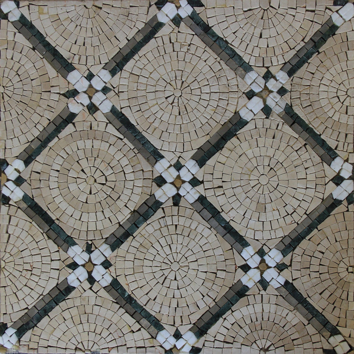 Spiral Diamond Handmade Art Field Tiles Decor Marble Mosaic HF40 - Etsy