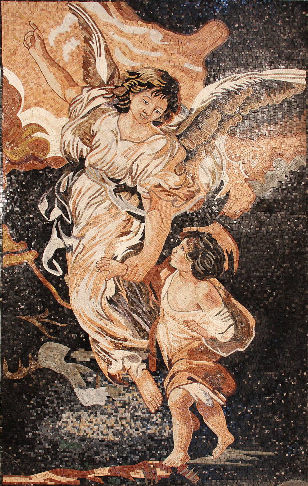 Angel Guide Child Heaven Father Sky Marble Mosaic - Etsy