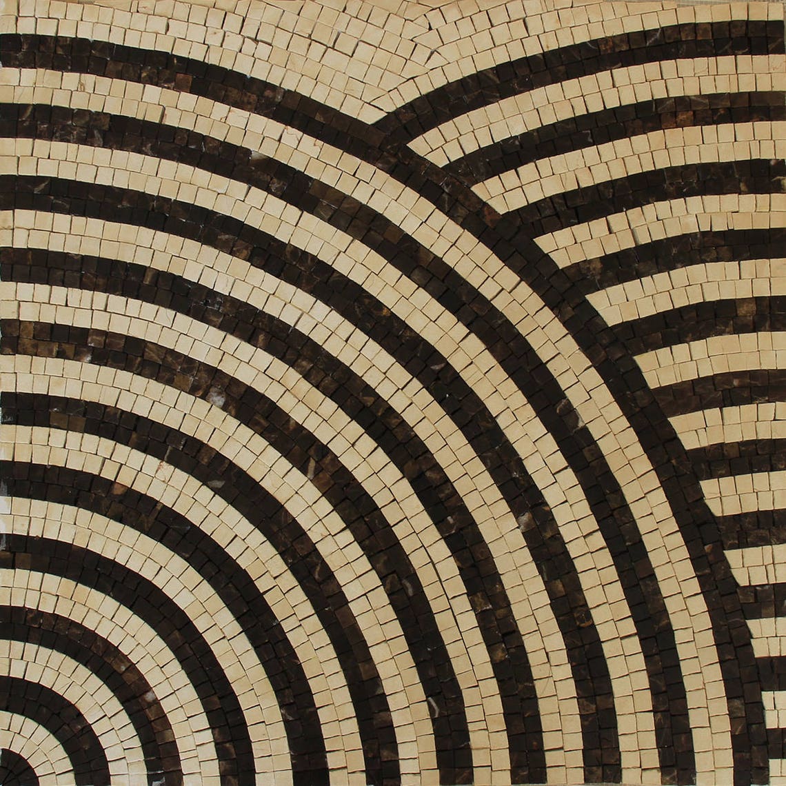 Arcs 18x18 Circles Spiral Art Design Marble Mosaic - Etsy
