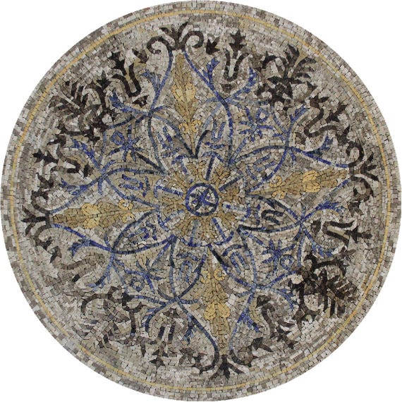 41 Artistic Floral Inlay Art Design Mural Home Decor | Etsy