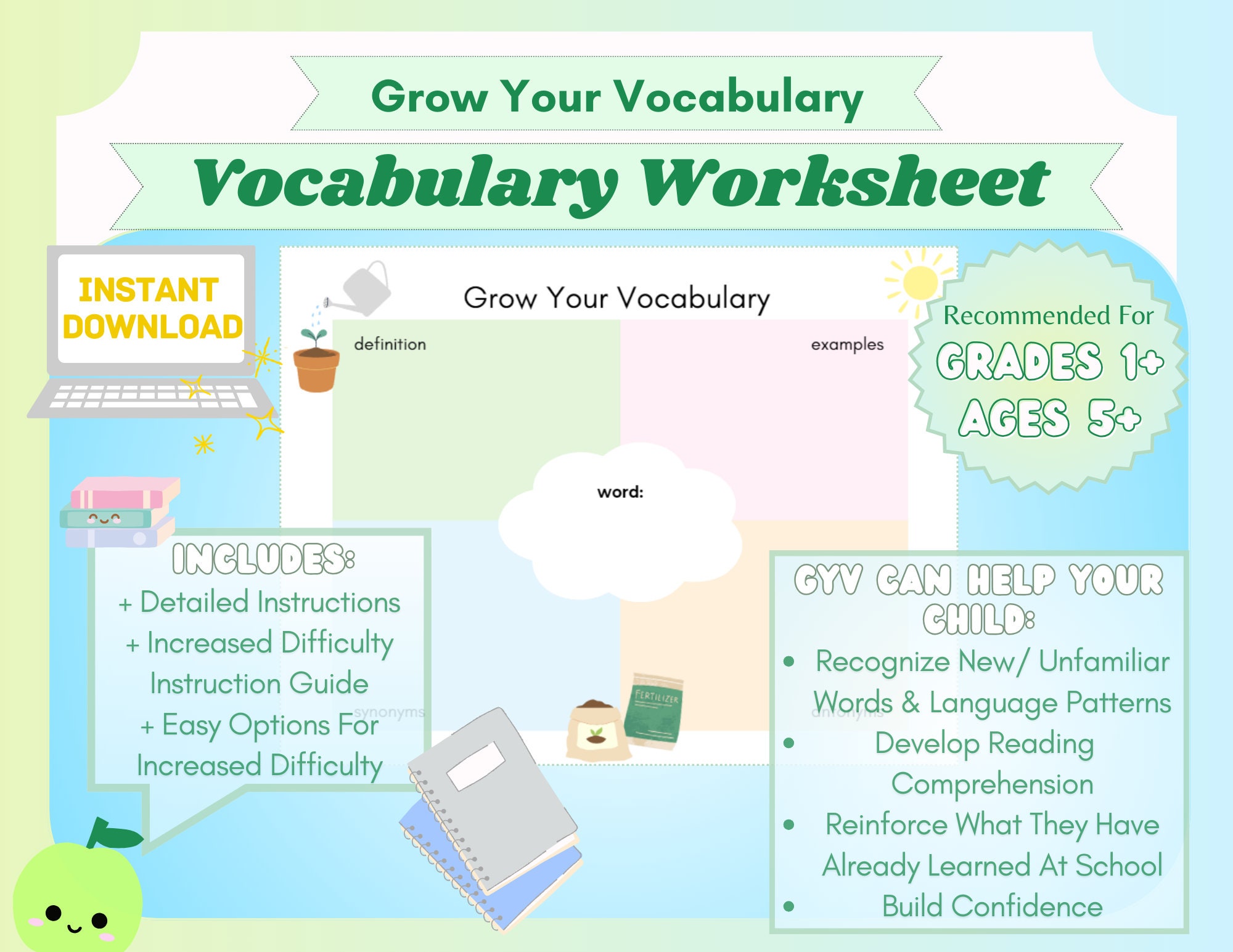Build Vocabulary Worksheets