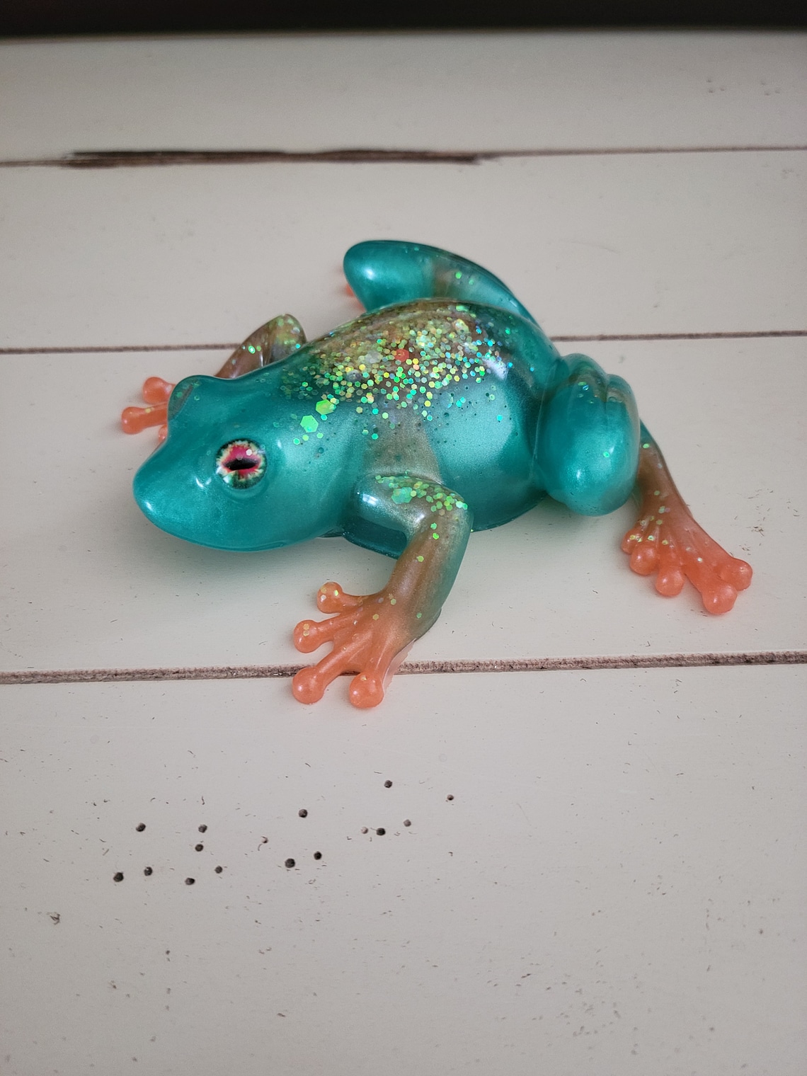 Frog Resin Art, Frog, Resin Art, Resin Frog, Knick Knack, Figurine ...