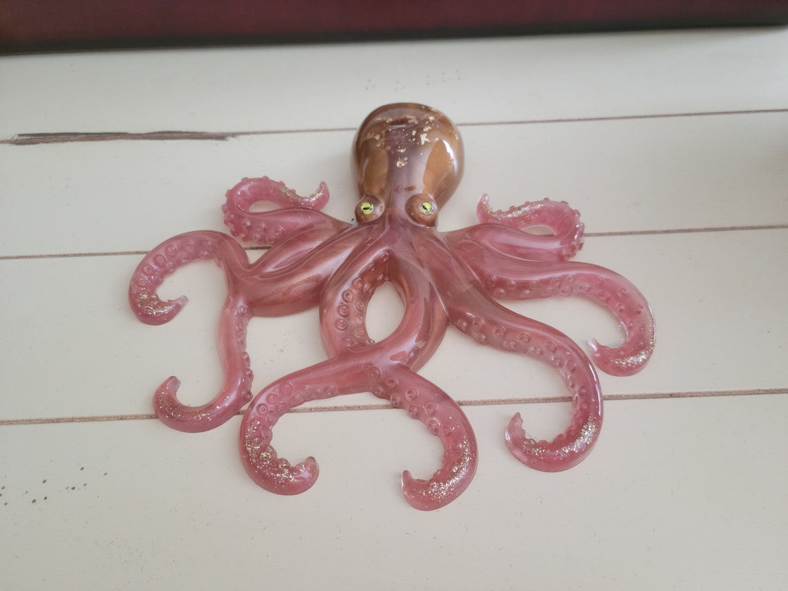 Octopus Resin Art Octopus Resin Art Octopus Decoration - Etsy
