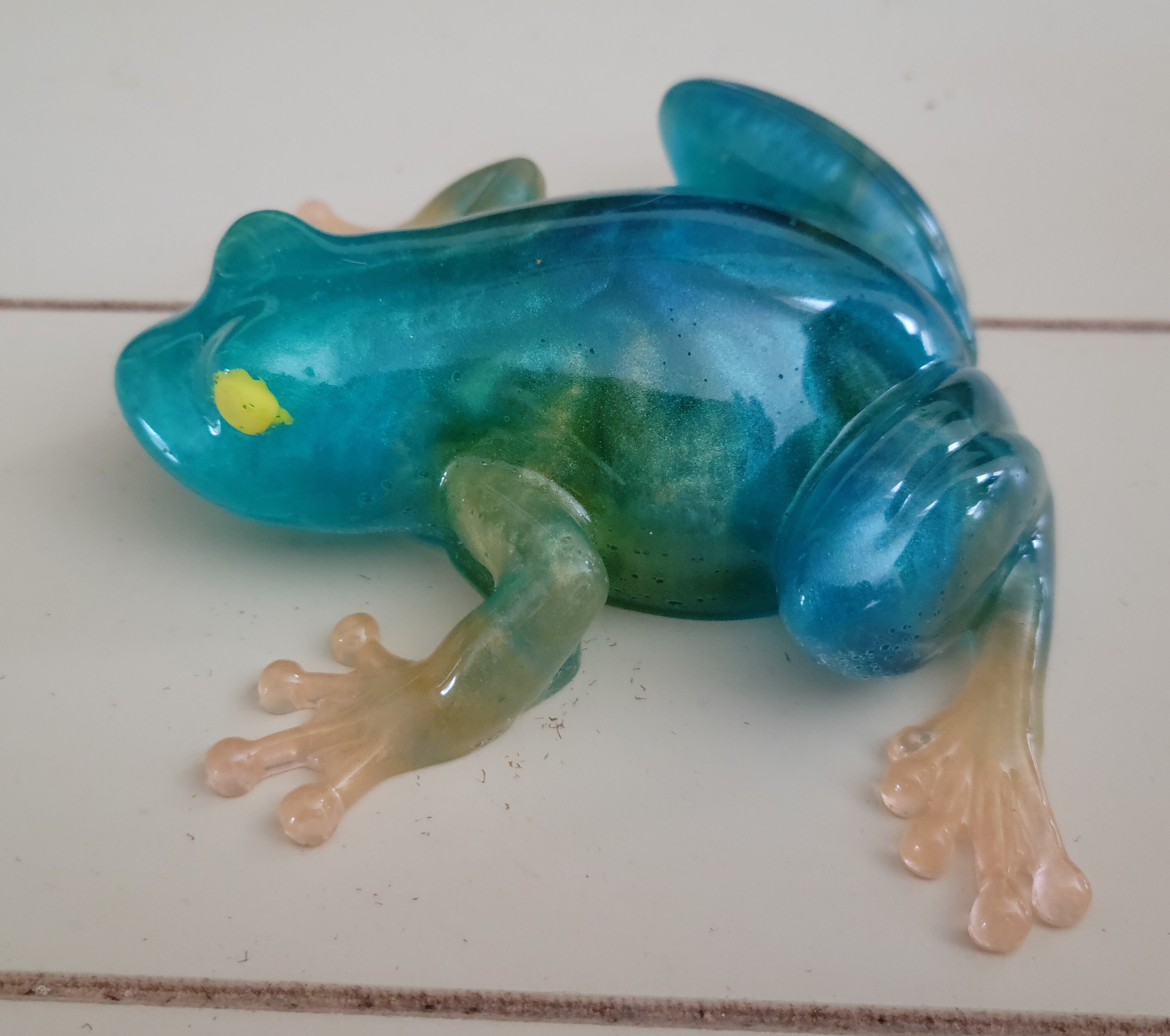 Frog Resin Art, Frog, Resin Art, Resin Frog, Knick Knack, Figurine ...