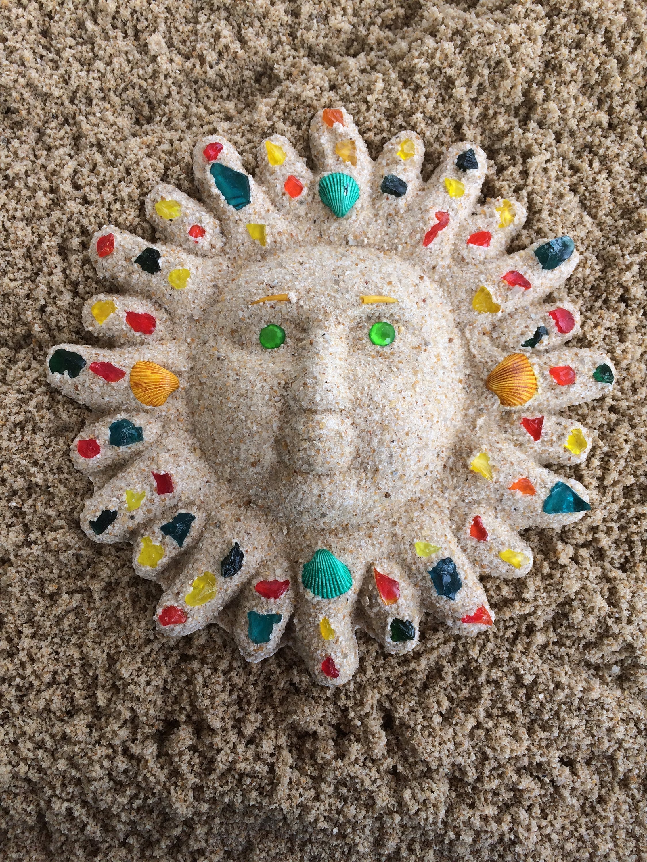 Sun Art, Sun Décor, Sun Burst Wall Art, Handcrafted Sun Art, Sun Face ...