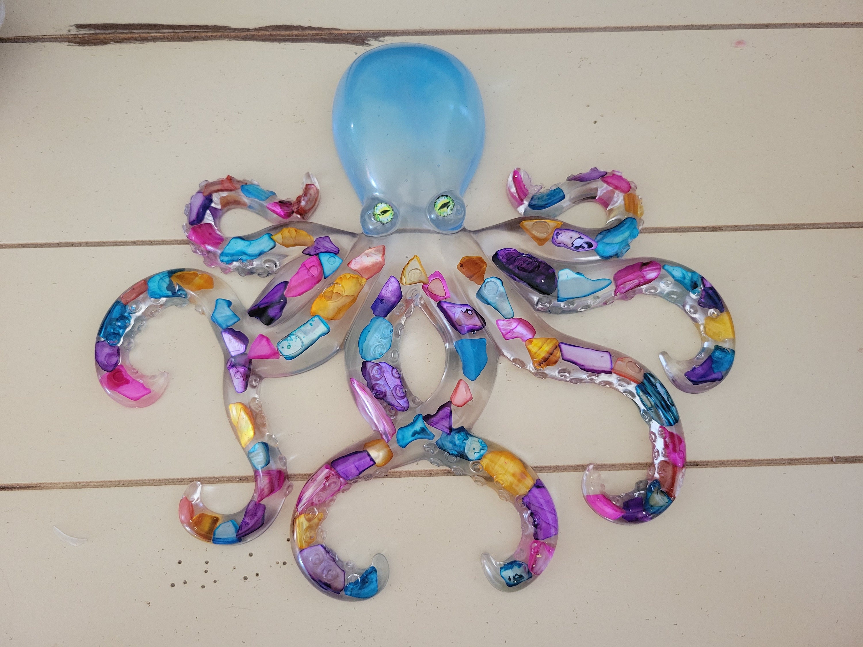 Octopus Resin Art, Octopus, Resin Art, Octopus Decoration, Resin Sea ...
