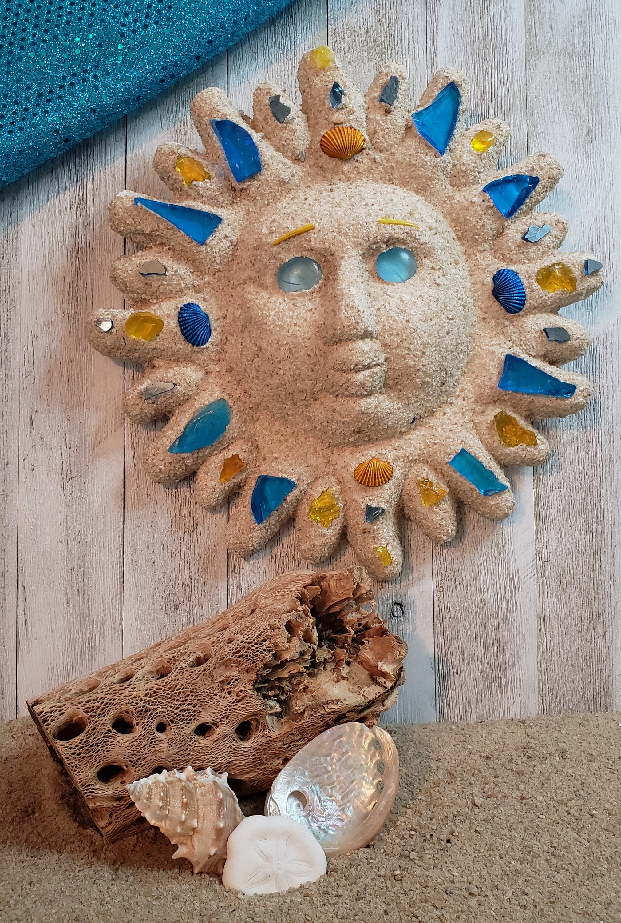 Sun Art, Sun Décor, Sun Burst Wall Art, Handcrafted Sun Art, Sun Face ...