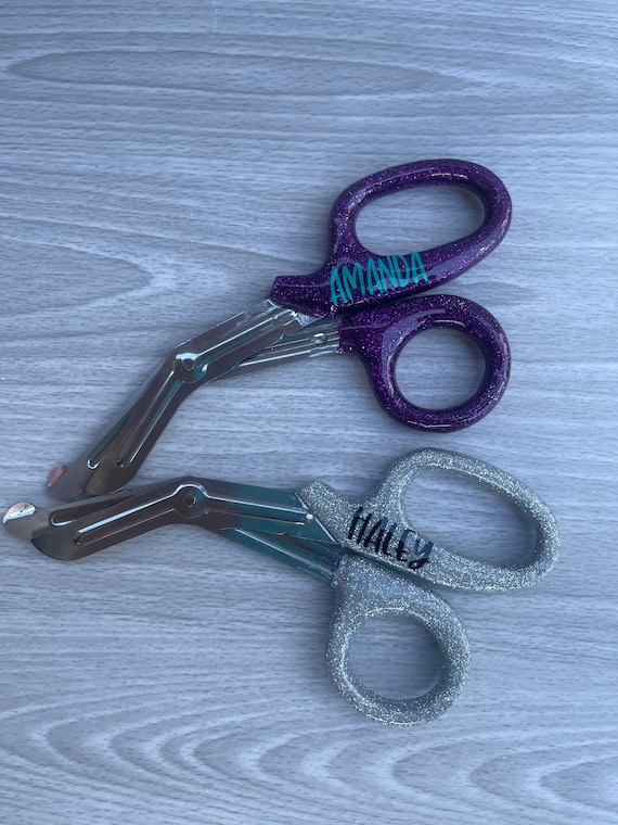 NEW COLOR OPTIONS / Custom Glitter Trauma Shears - Etsy