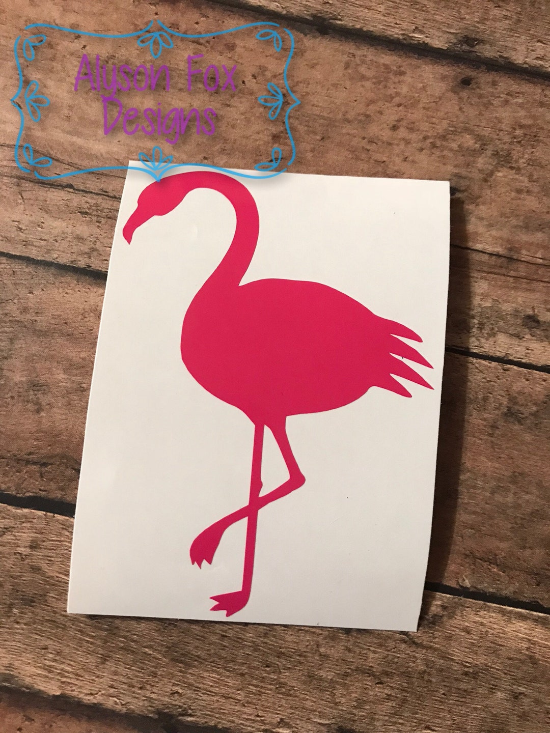 Pink Flamingo Decal | Flamingo | Pink Decal | Flamingo Decal - Etsy