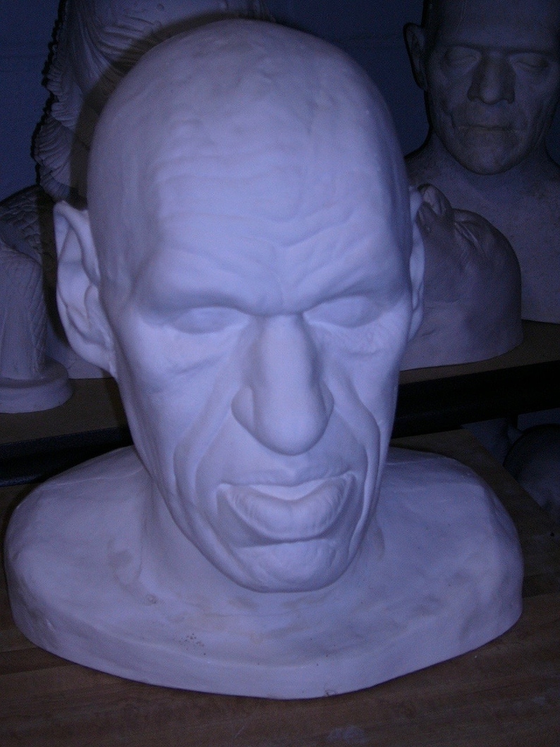 RARE!! ORIGINAL!! Rick Baker "rocketeer"rondo Hatton Full Bust Casting ...