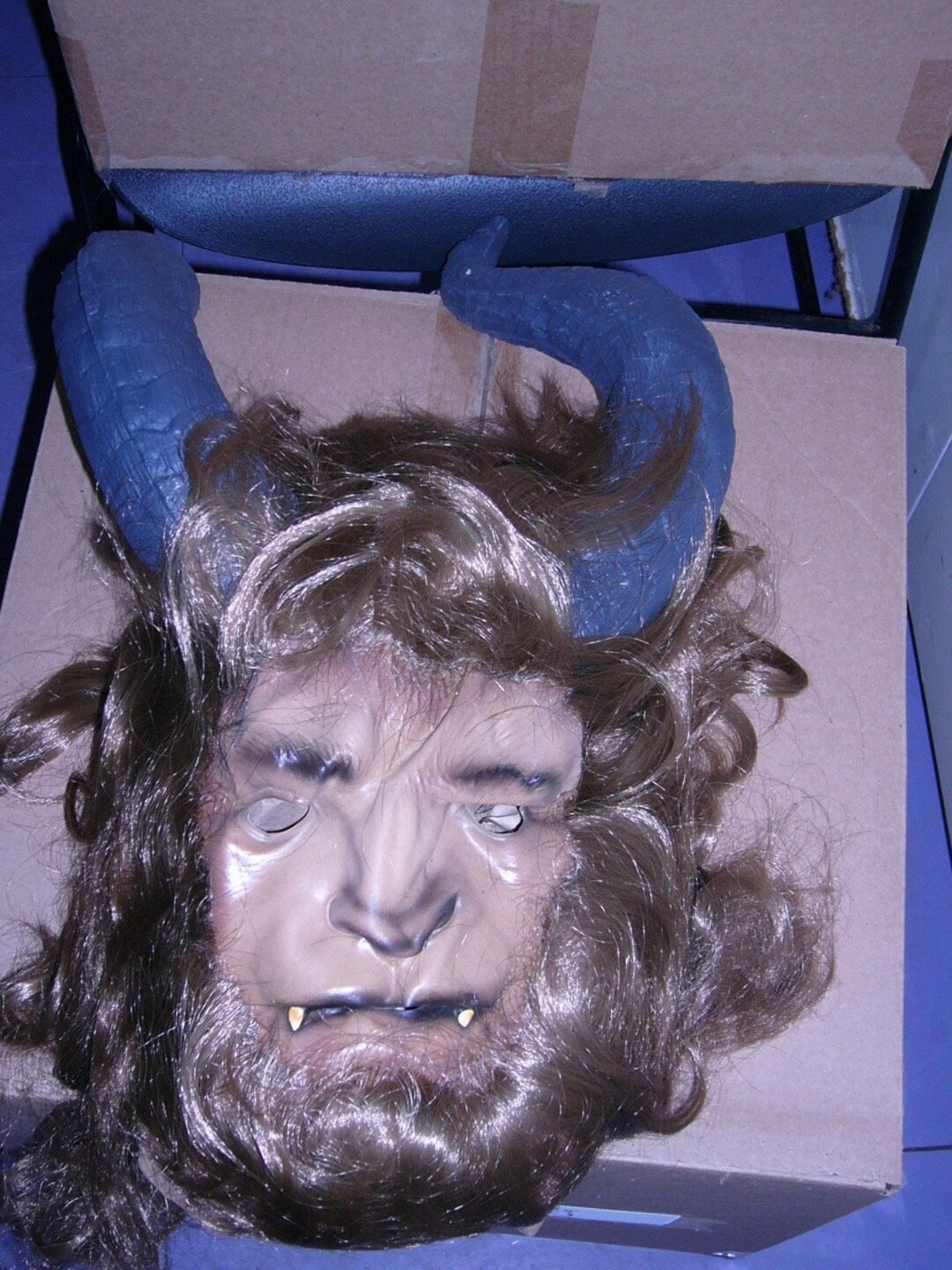 Vintage Collectible "beast From Beauty" Halloween Theatrical Mask - Etsy