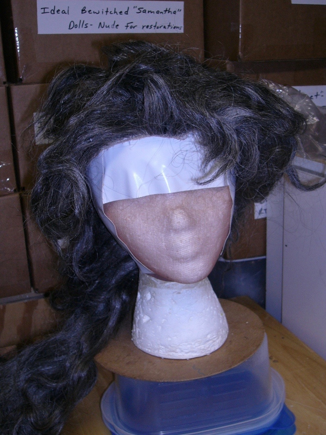Vintage Theatrical Gray Yak Hair Colonial Wig for Display - Etsy
