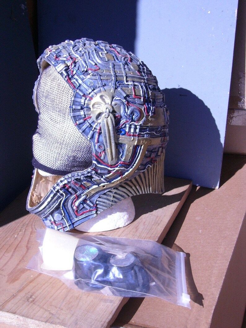 Vintage Collectible borg Style Headpiece Halloween Mask - Etsy