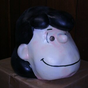 Vintage Lucy Charlie Brown Peanuts Character Halloween Mask Not Don ...