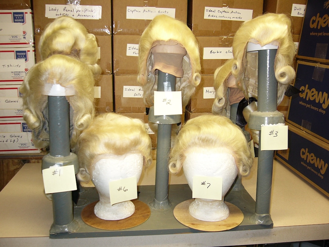 Vintage Collectible Theatrical Stage Lace Front"white Colonial Mens ...