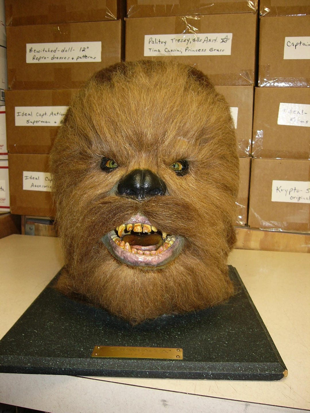 Vintage Collectible "chewbacca" Star Wars Display Bust - Etsy