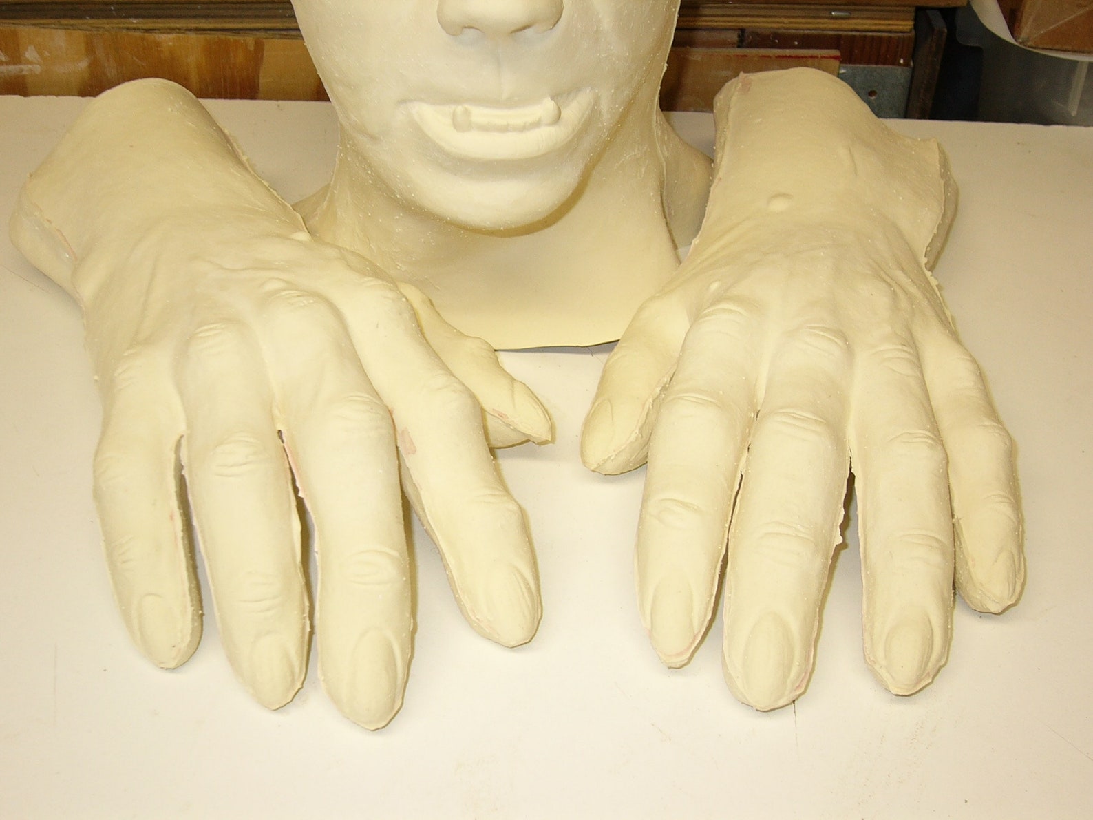 Famous Monster of Filmland wolfman Mask & Hands Set B Don Post Studios ...