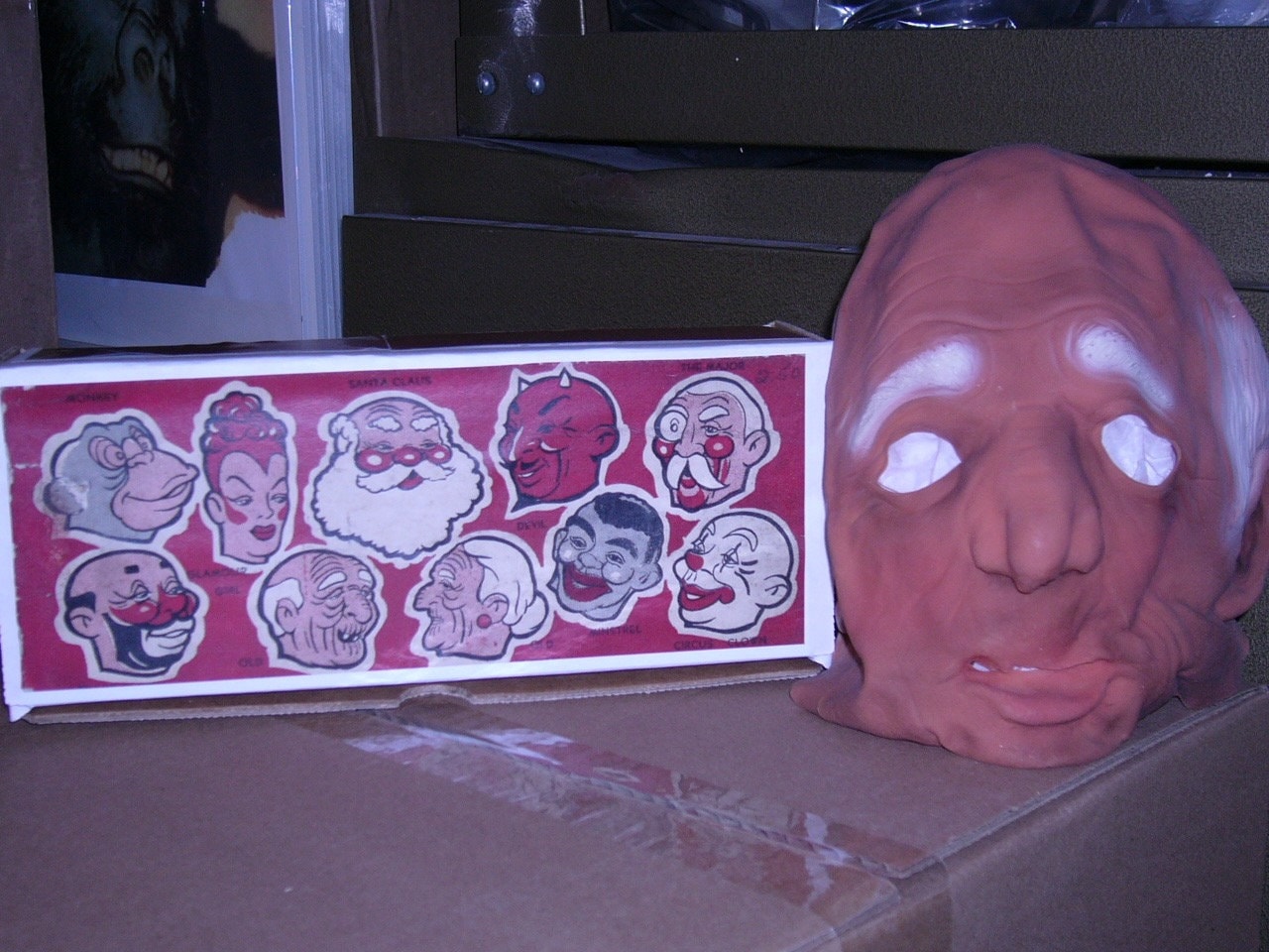 Vintage Don Post Studios Novelty Latex Mask 1977 old - Etsy