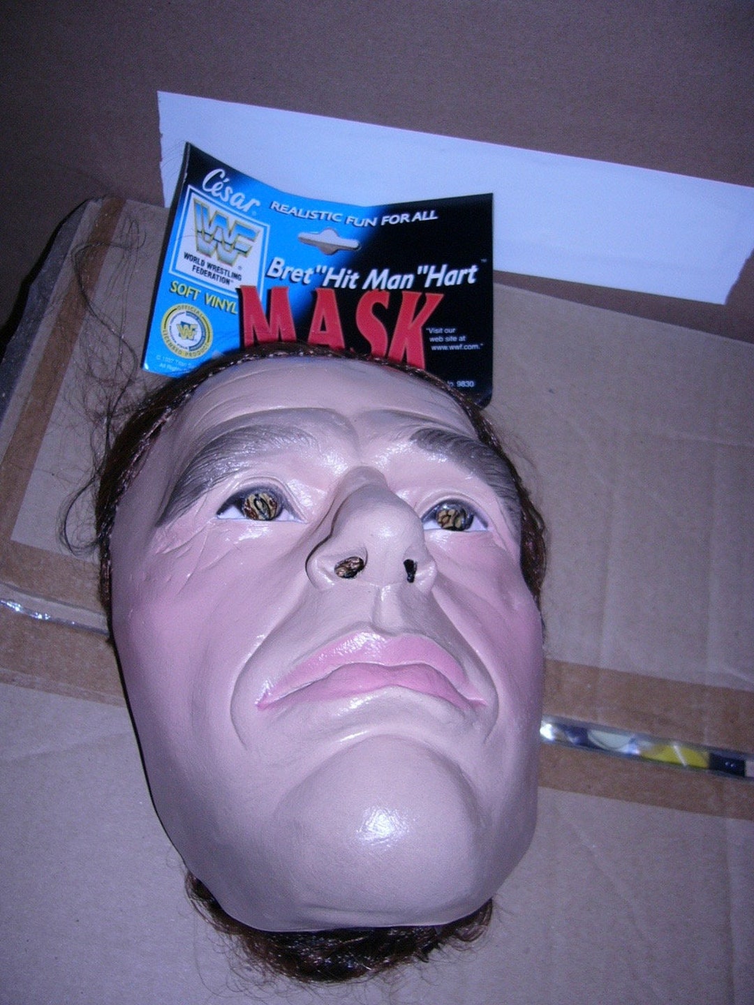 Vintage Famous "wrestler> Bret the Hitman Hart" Character Mask - Etsy