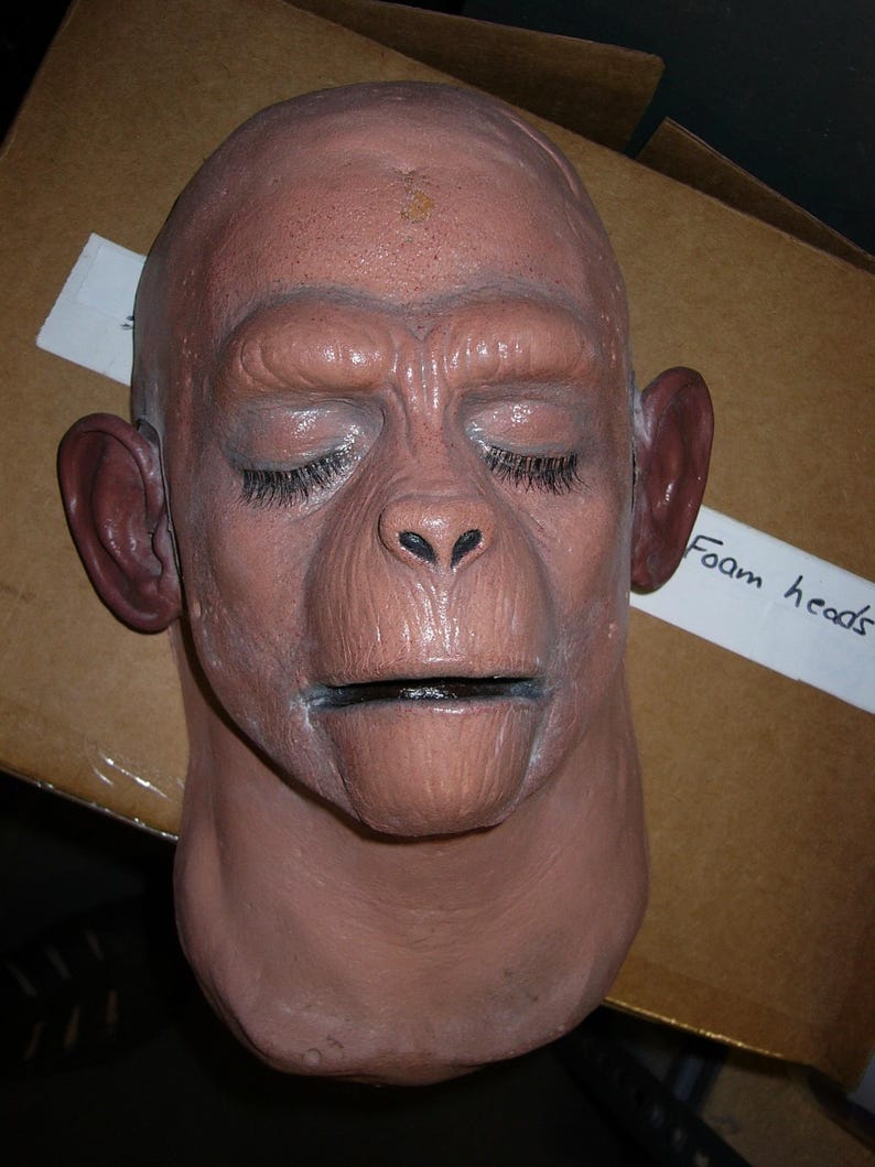 WOW!! "planet of the Apes" Galen Roddy Mcdowall Display Face Signed - Etsy