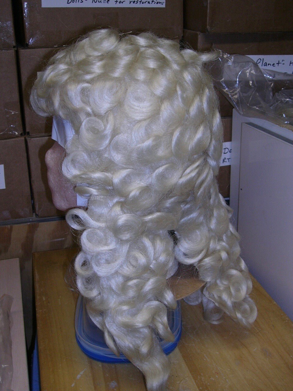 Vintage Collectible Theatrical Stage White Judge Wig - Etsy
