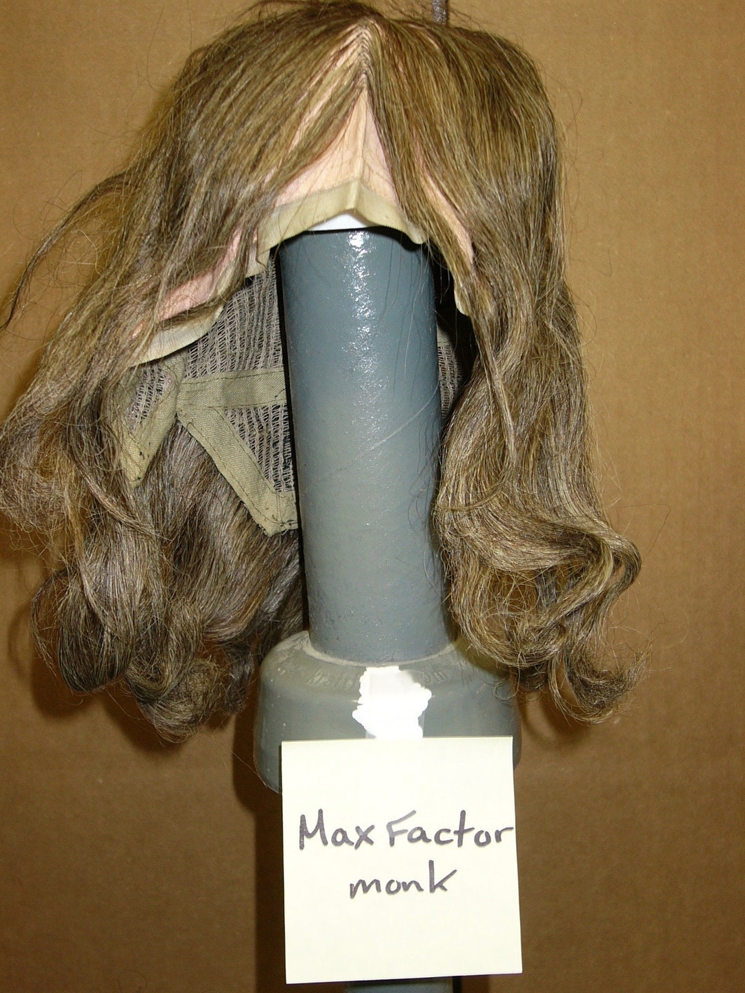 Vintage Collectible Old Hollywood "max Factor Studios" Monk Wig Labeled ...