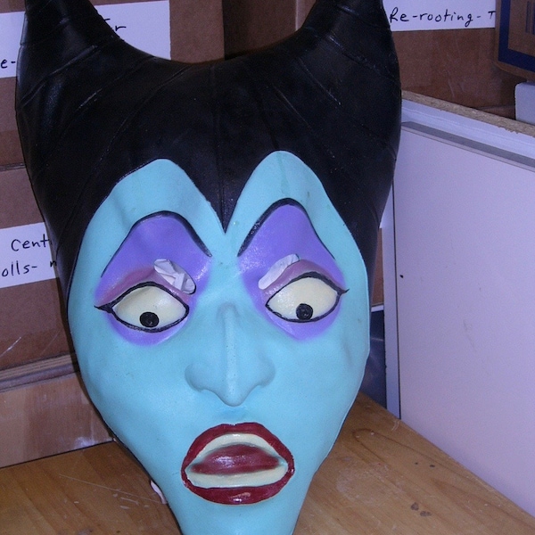 Maleficent Mask - Etsy