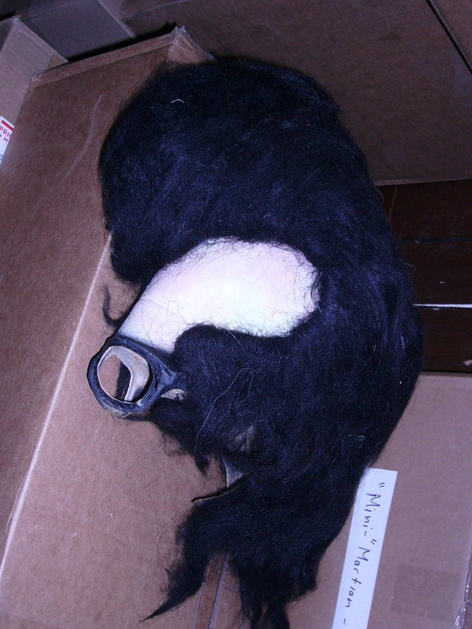 Halloween Latex Headpiece Mask 'elvis" Bouffant Style Funny Character ...