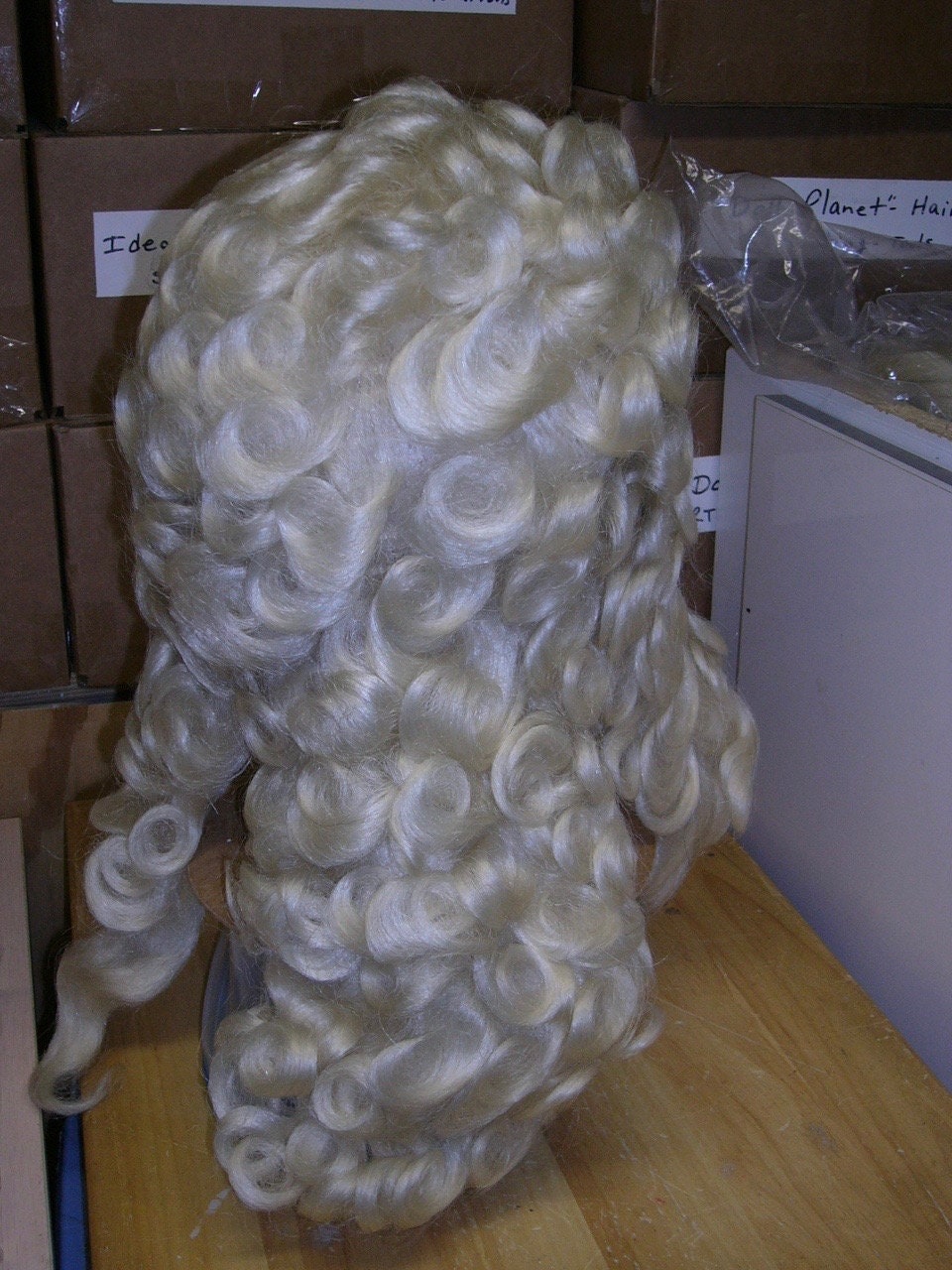 Vintage Collectible Theatrical Stage White Judge Wig - Etsy