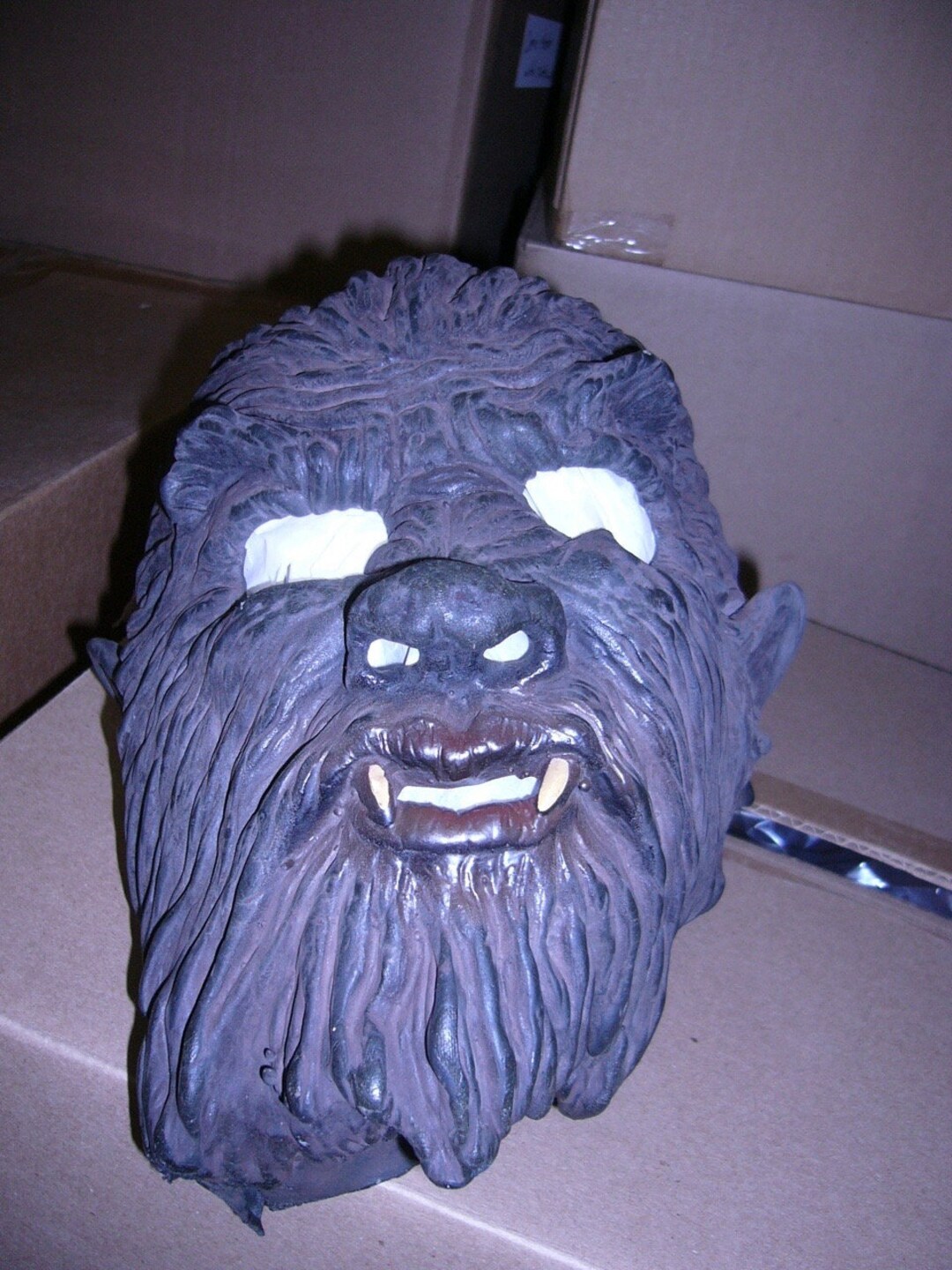 Vintage Distortions "wolfman" Latex Mask - Etsy