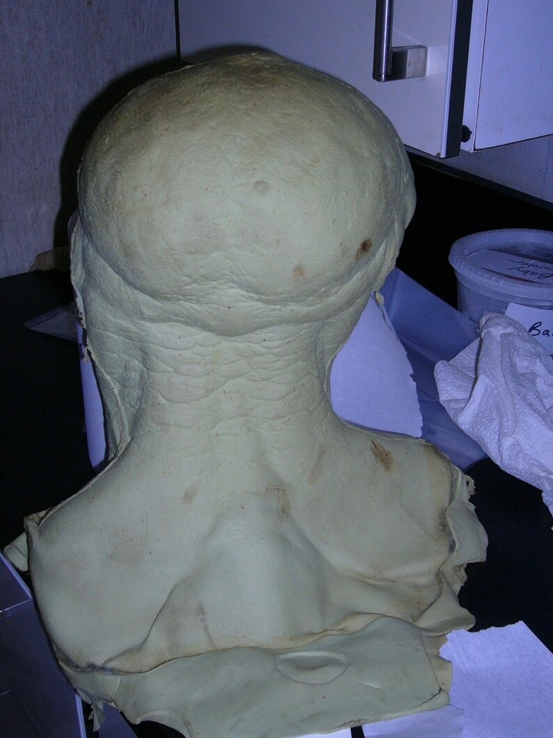 Vintage Collectible Original "orc Foam Hood" Halloween Prosthetic Prop ...