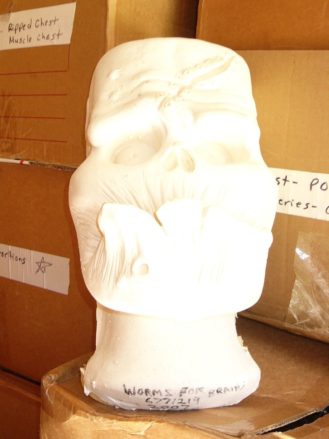 Rare! Famous Monsters of Filmland "worms for Brains" Mask Mold Master ...