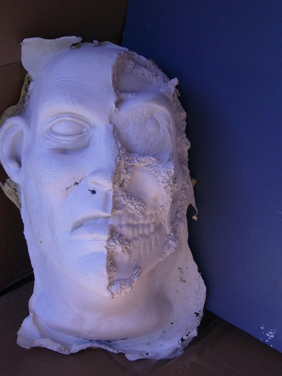 Vintage Don Post Studios half Face Horror Foam - Etsy