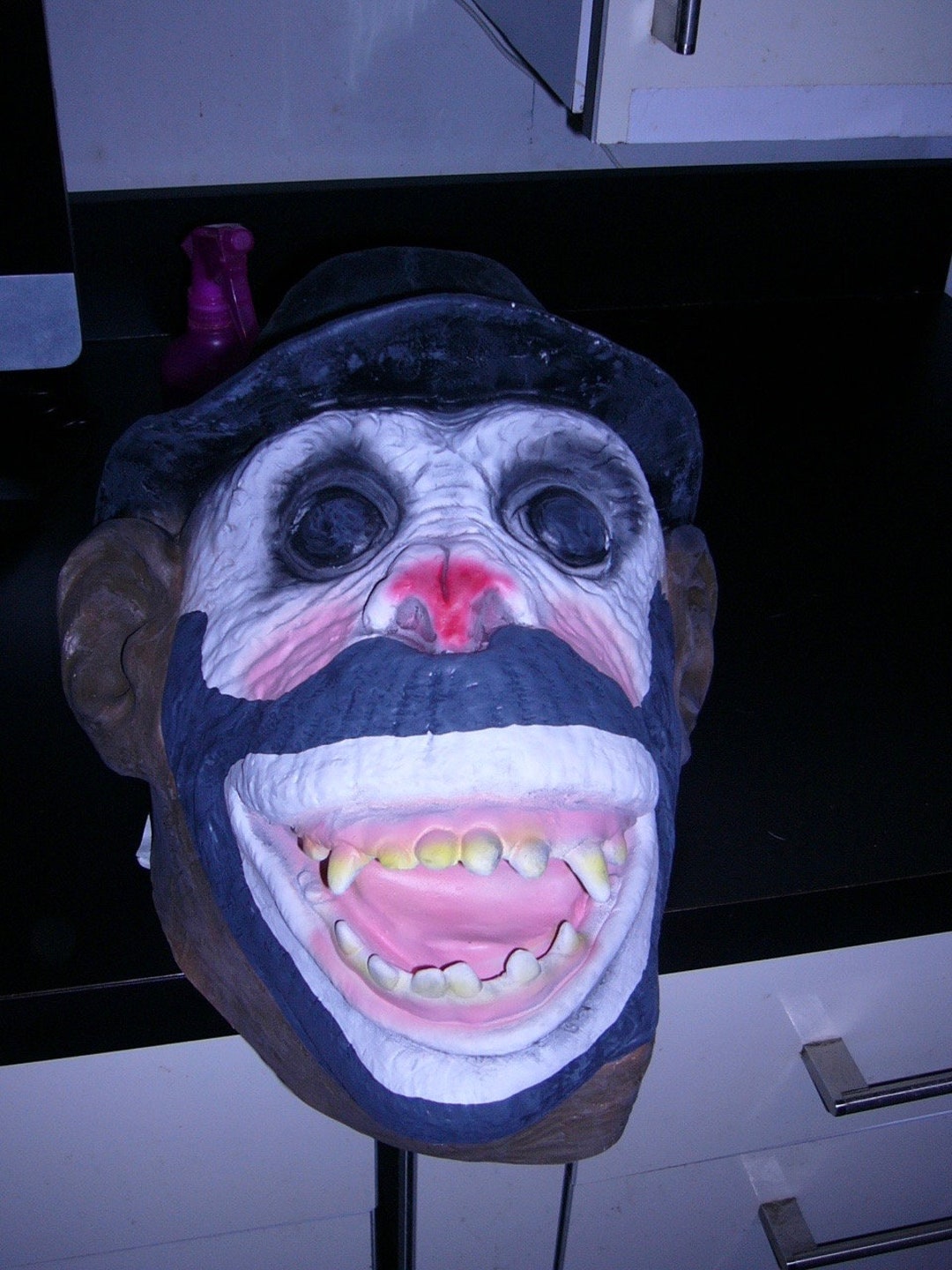 Vintage "chimp Wearing Hat" Latex Character Display Mask - Etsy