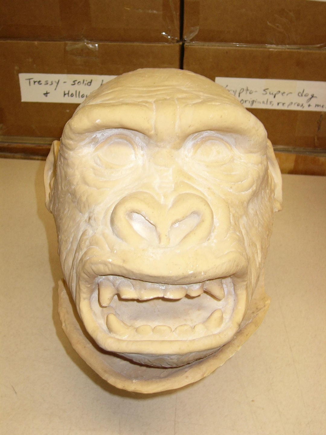Topstone "king Kong" Gorilla Latex Mask Modern Re-cast - Etsy